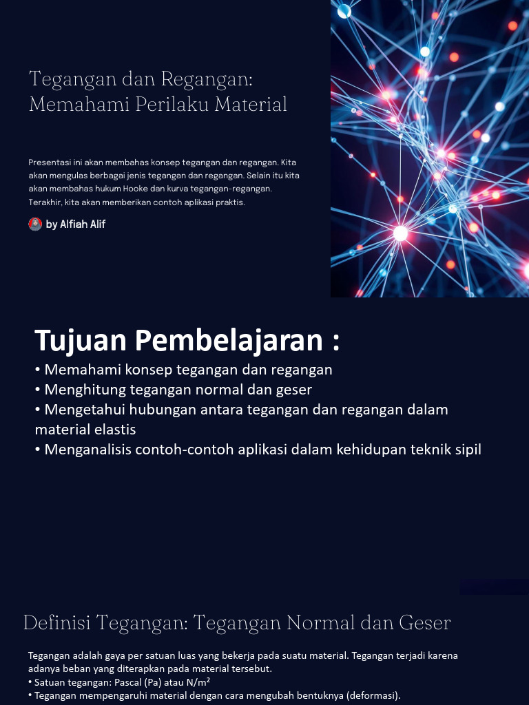Tegangan dan Regangan dalam Material | PDF