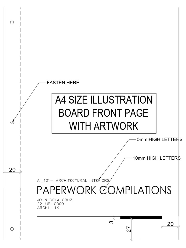 AD A4 Template | PDF