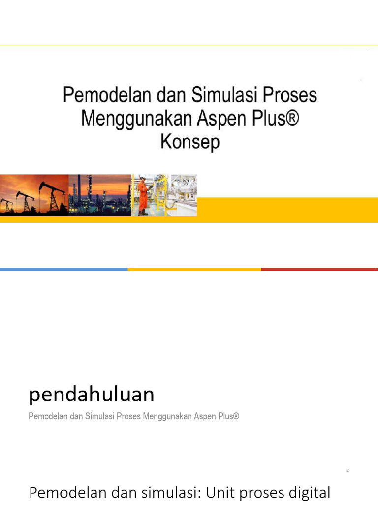 Konsep Pemodelan Dan Simulasi Proses Menggunakan Aspen Plus® | PDF