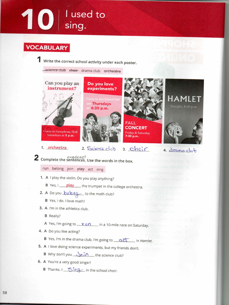 Workbook Unit 10 RICARDO HINOSTROZA TELLO | PDF