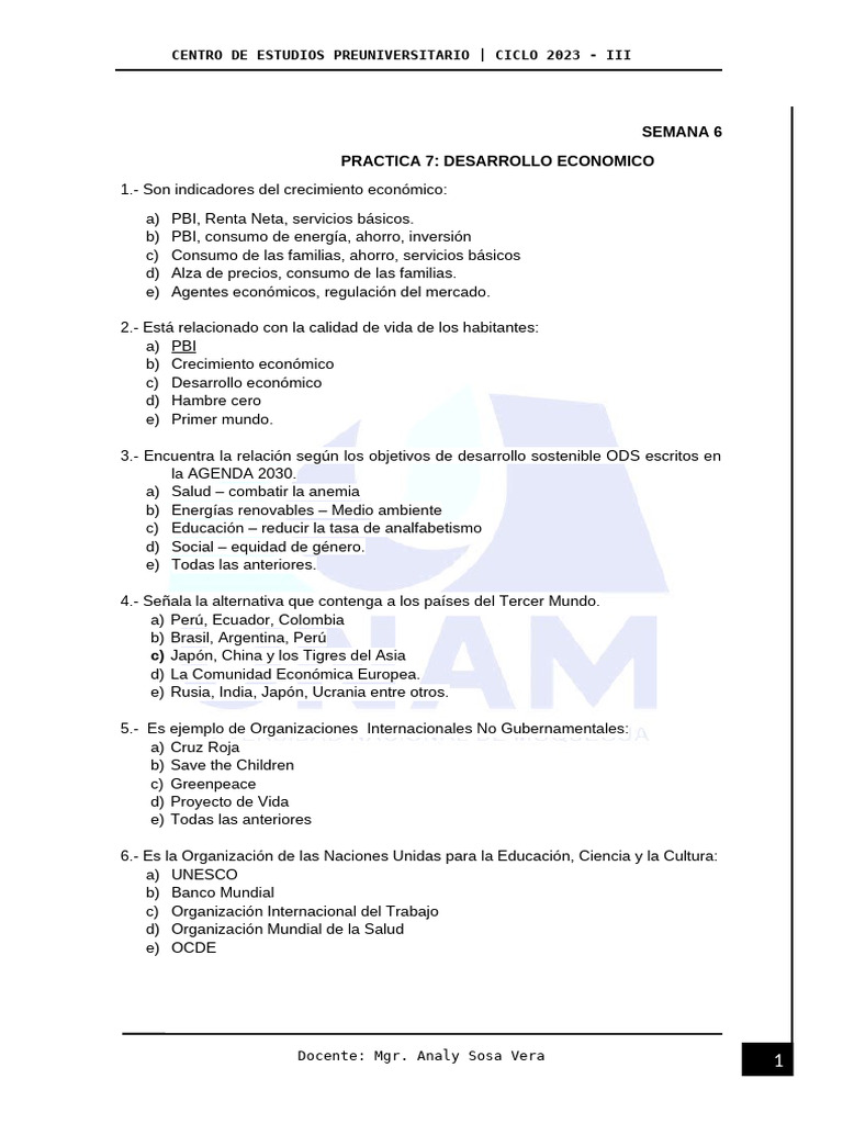 Practica Tema 7 | PDF | Producto Interno Bruto | Ciencias económicas