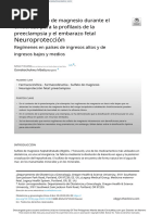 Protocolo de Esquema Zuspan en Preeclampsia | PDF | Unión neuromuscular ...
