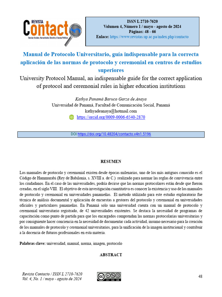 Manual de Protocolo Universitario Guia Indispensab | PDF | Universidad ...