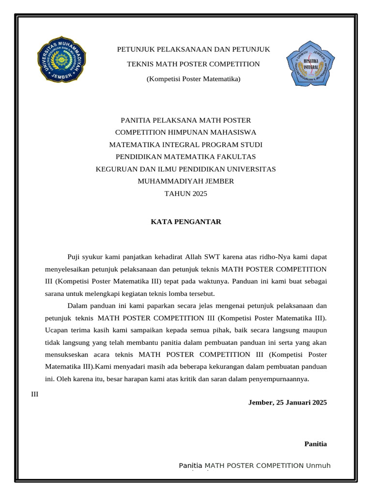 JUKLAK_JUKNIS_MPC2025 PMAT TERBARU | PDF