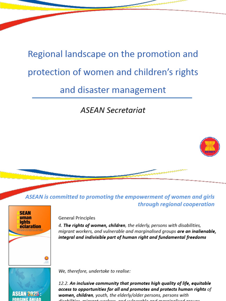 Session 2 Presentation 1 ASEAN | PDF | Disaster Risk Reduction | Violence