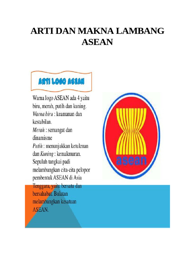 337084777-Arti-Dan-Makna-Lambang-Asean-q | PDF