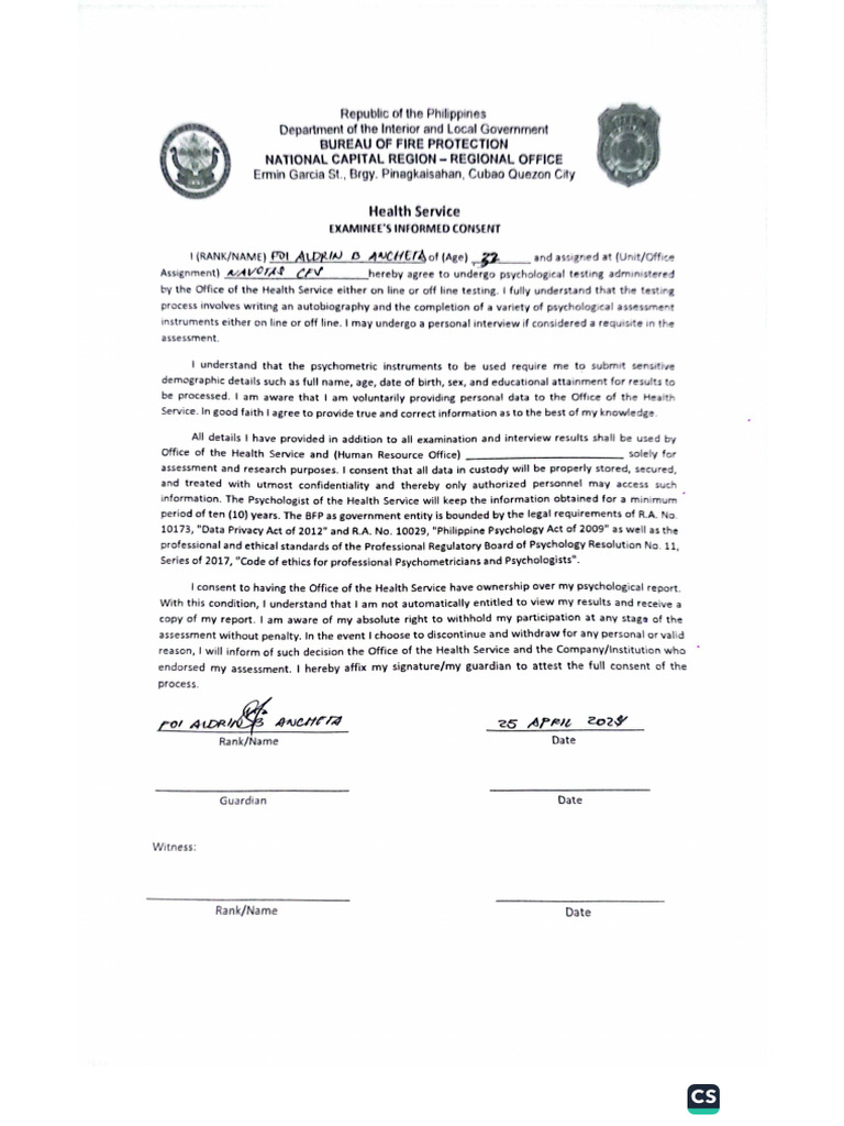 Ancheta, Aldrin | PDF