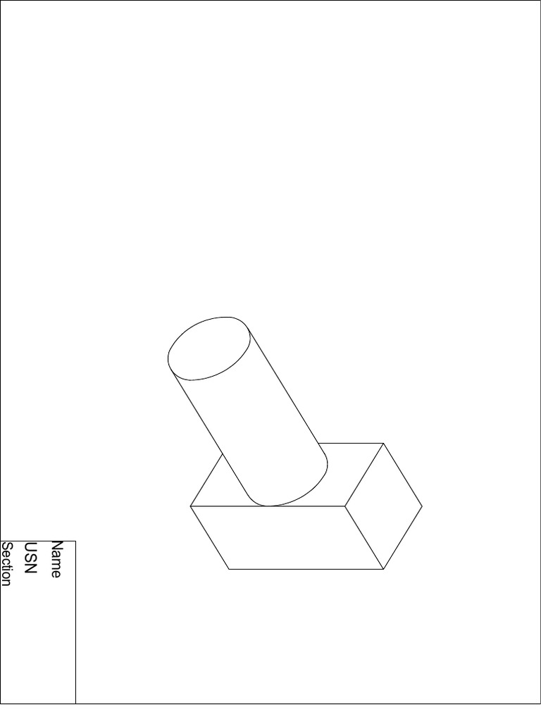 Isometric Projections Practice 1 | PDF