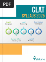 CLAT Syllabus - Origin CLAT | PDF
