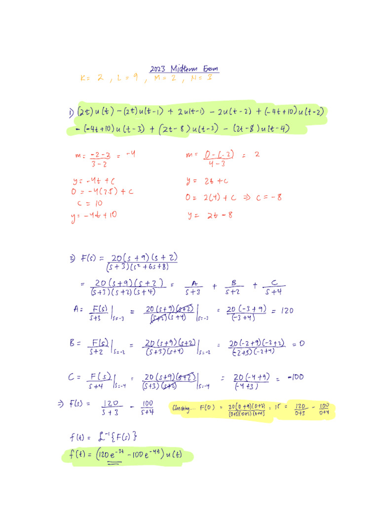 Electronic 2 midterm 2 solution | PDF