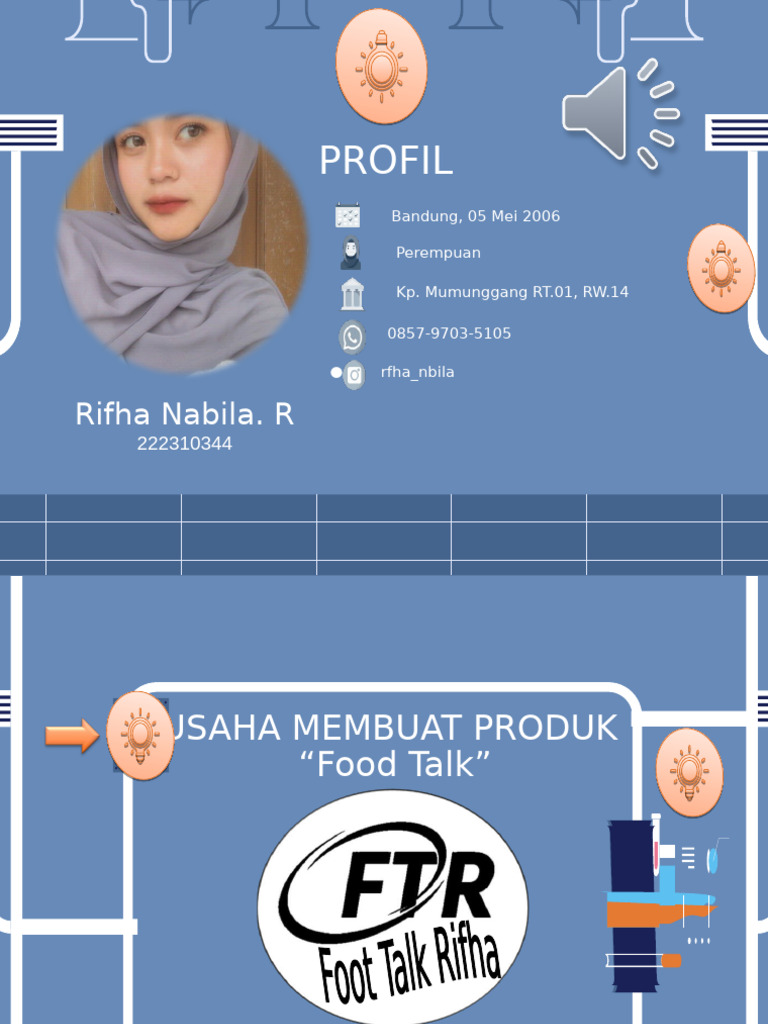 Food Talk Rifha Nabila | PDF