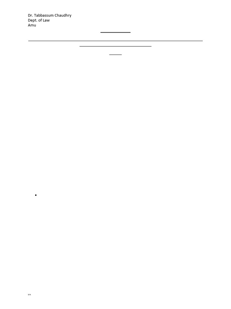 Study Material by Tabassum Mam | PDF | Supreme Courts | Precedent