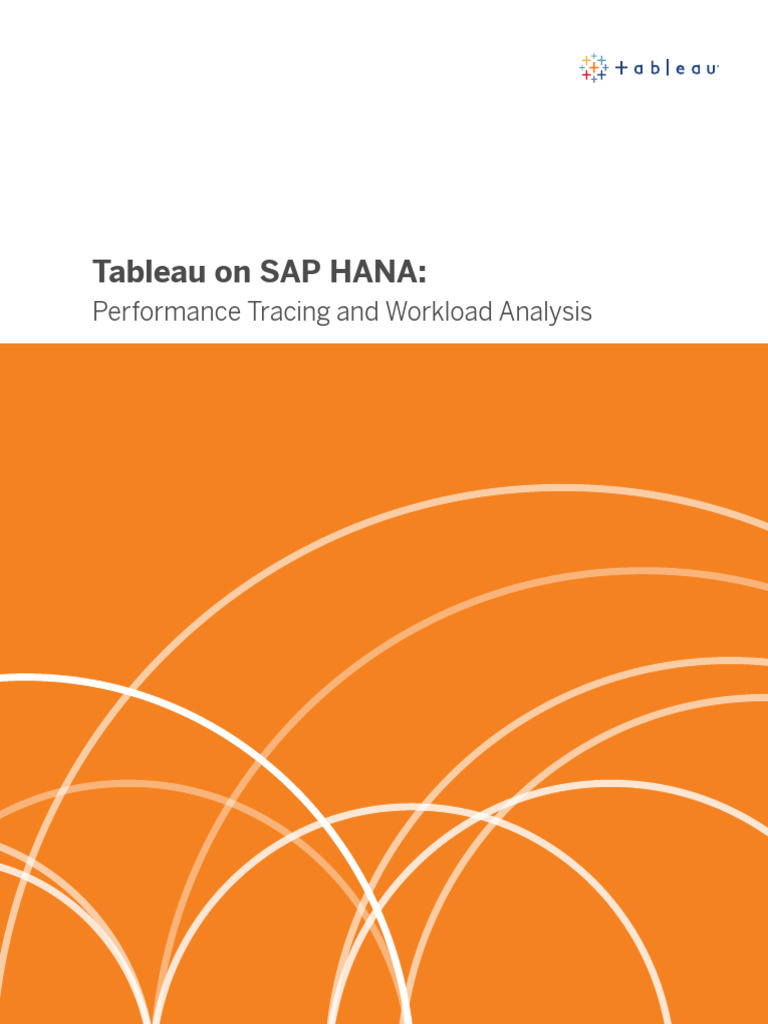 Analyzing Tableau Performance on SAP HANA | PDF | Databases | Sql