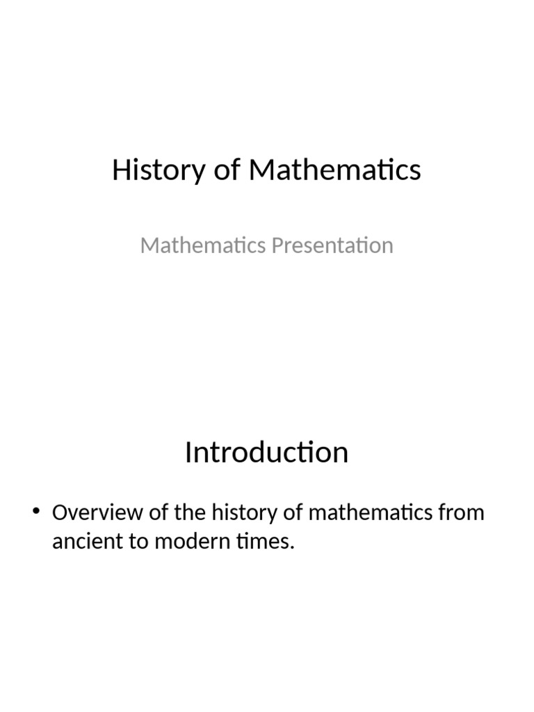 History_of_Mathematics | PDF