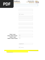 Hostel Leave Application Form | PDF