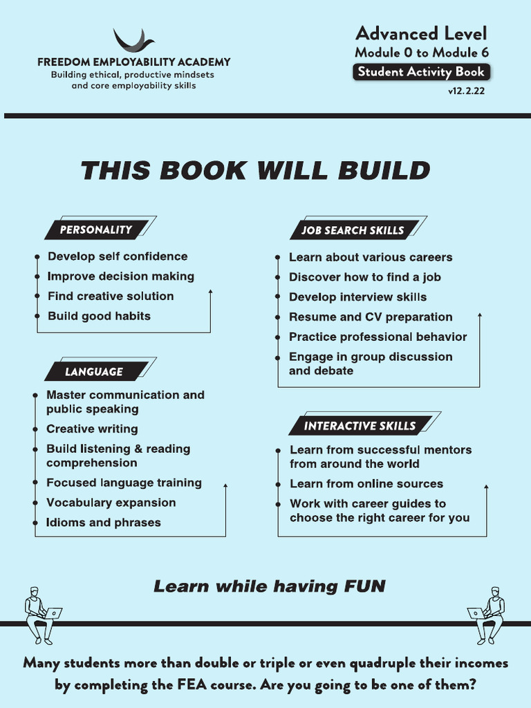 Advance Level Student Activity Book MO M6 | PDF