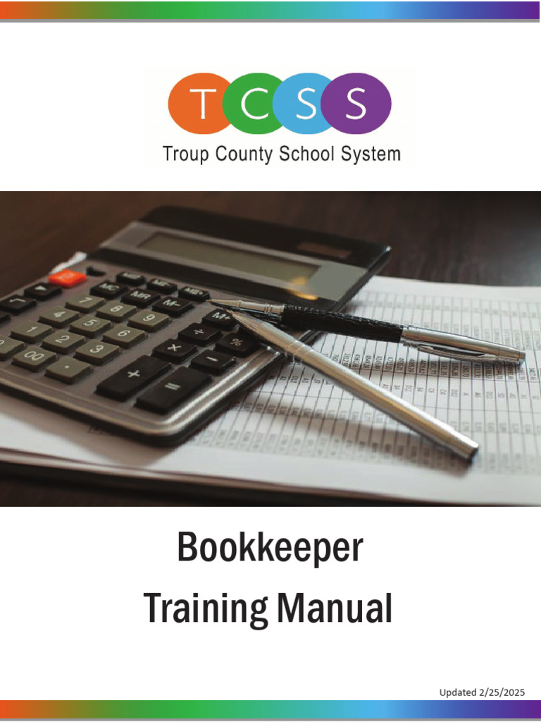 Bookkeeper Training Manual FY25 | PDF | Bookkeeping | Payroll