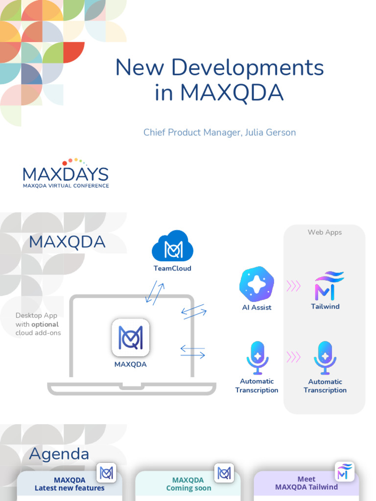 MAXDAYS25 - New Developments in MAXQDA - Julia Gerson | PDF | Part Of Speech | Syntax