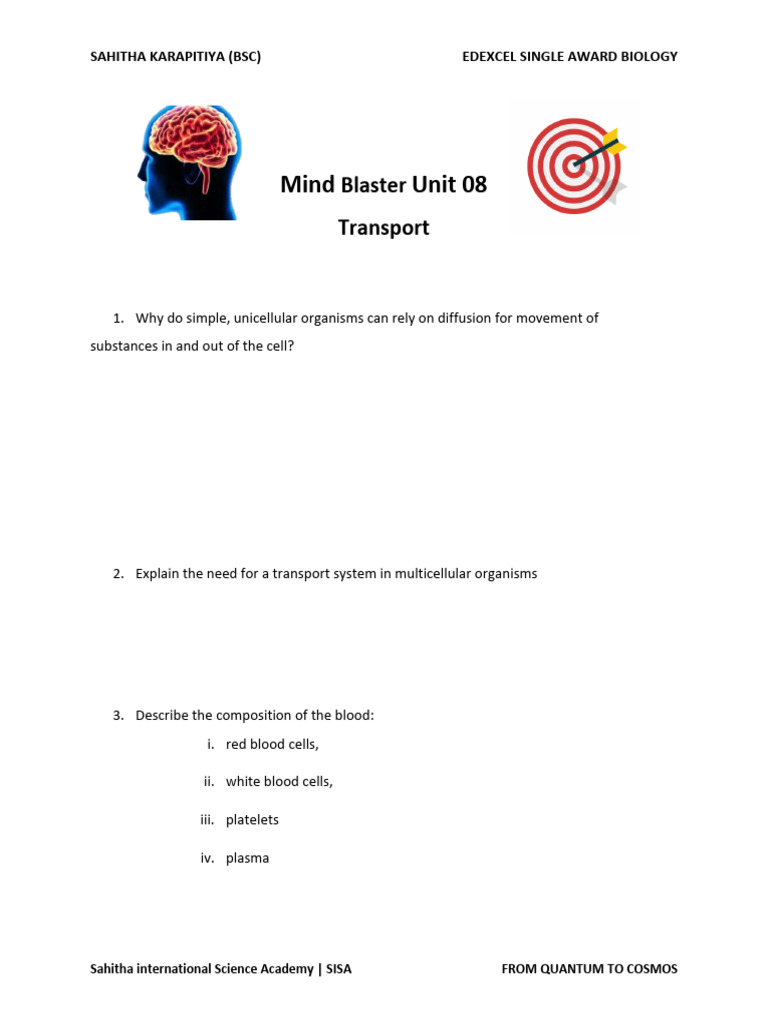 Mind Blaster Unit 08 | PDF