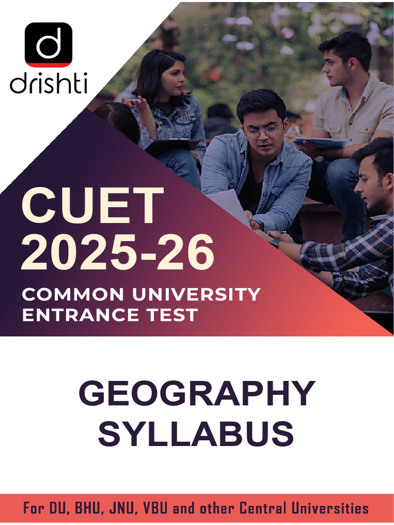 CUET 2025-26 Geography Syllabus Overview | PDF | Transport | Energy ...