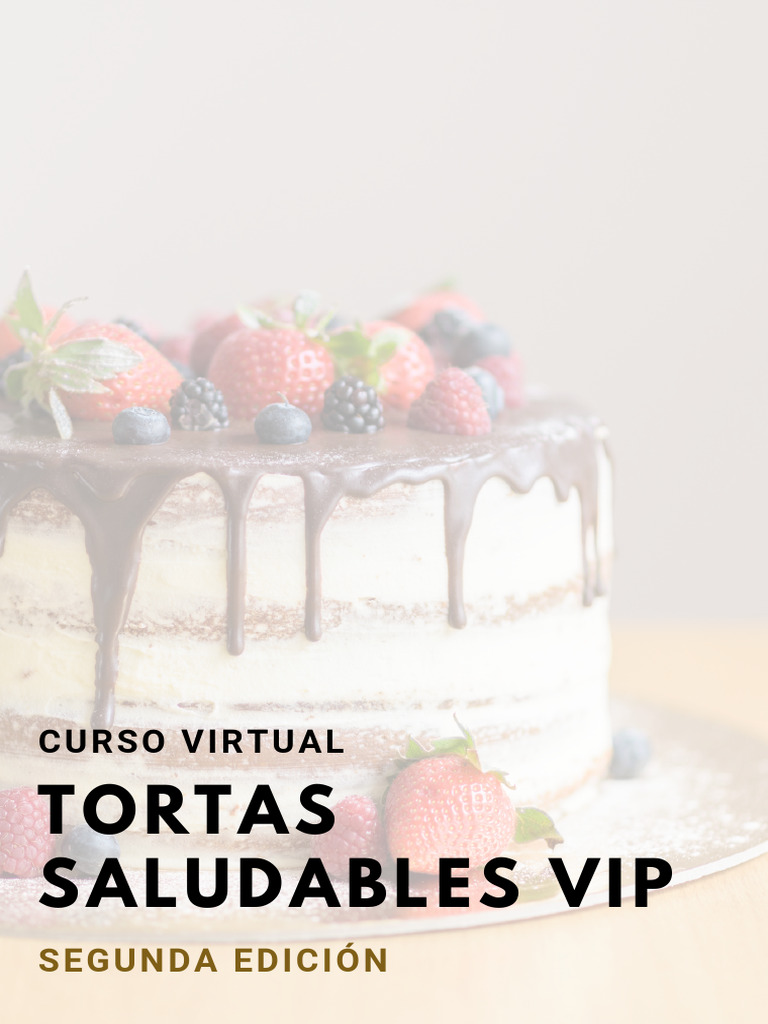 Contenido Tortas VIP-1 | PDF | Chocolate | Alimentos