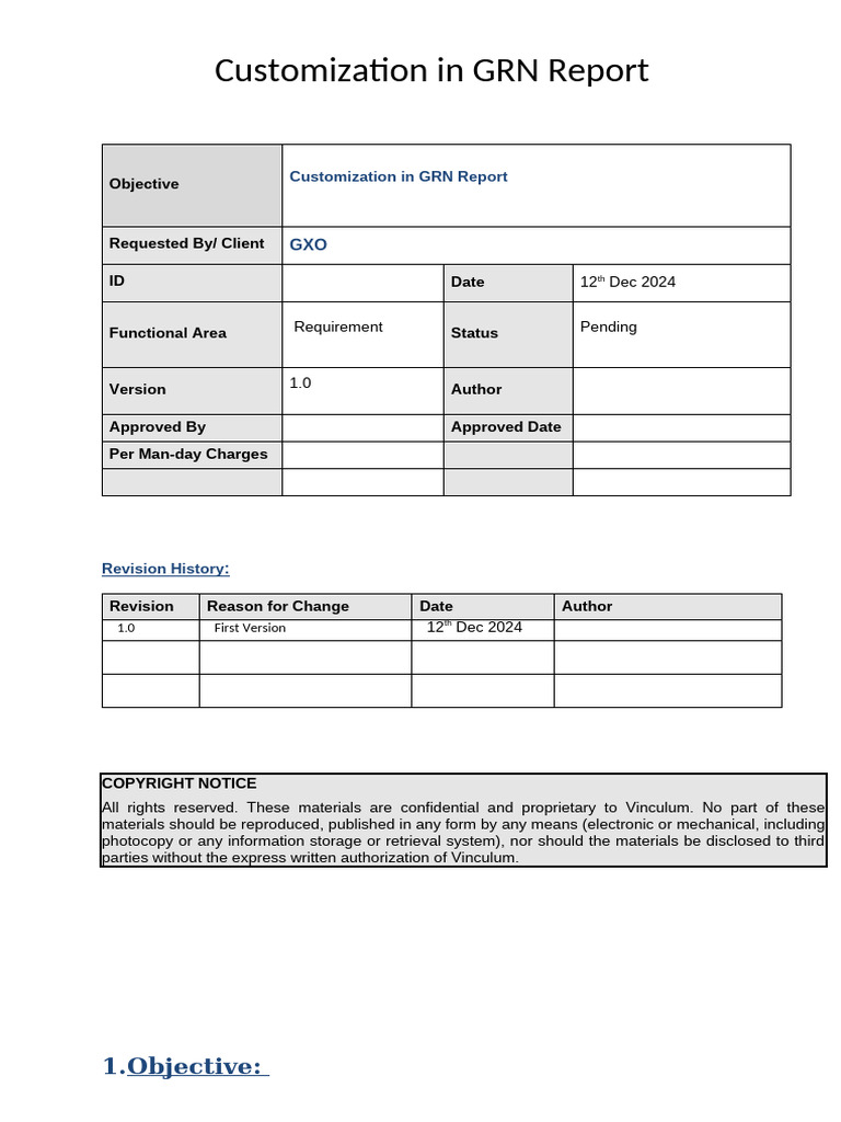 CR-doc2 - GRN Report Changes | PDF | Computing