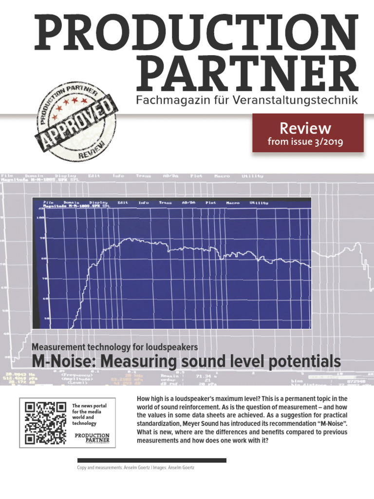M-Noise: New Standards in Loudspeaker Testing | PDF | Loudspeaker ...