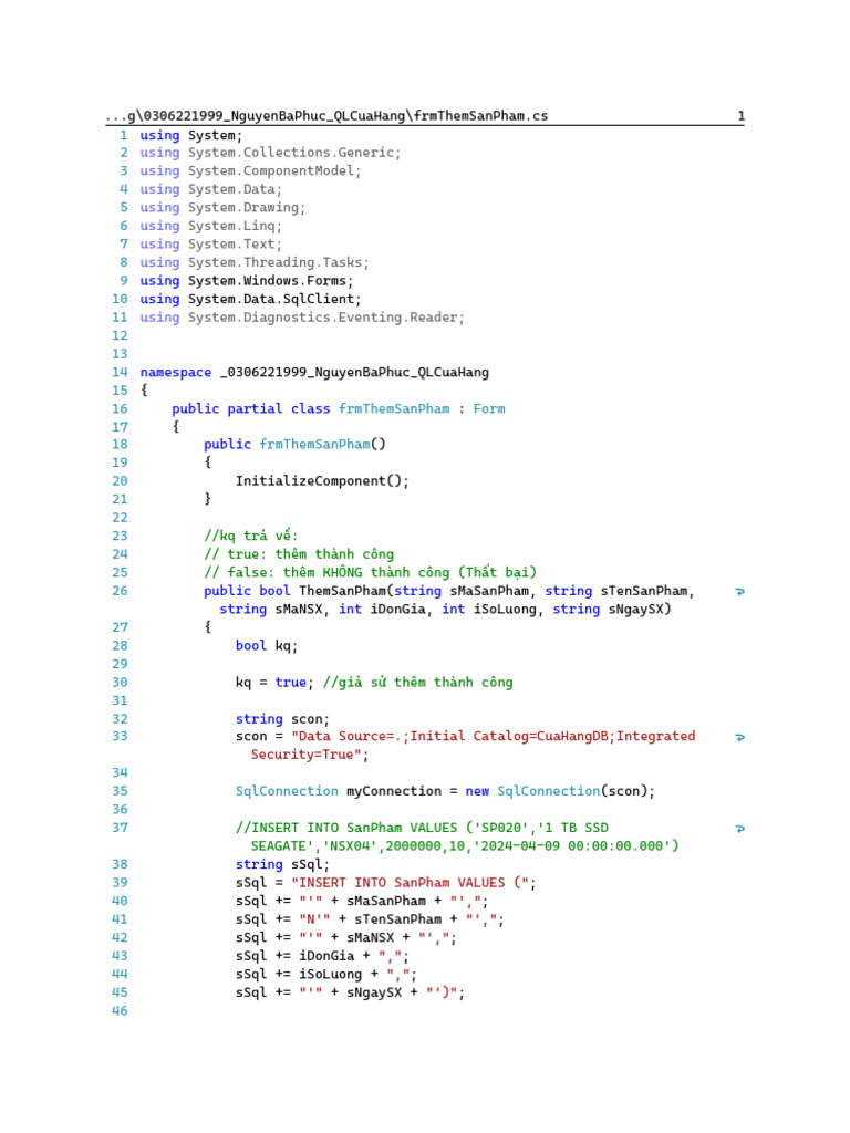 Source ThemSanPham (CoBan) | PDF