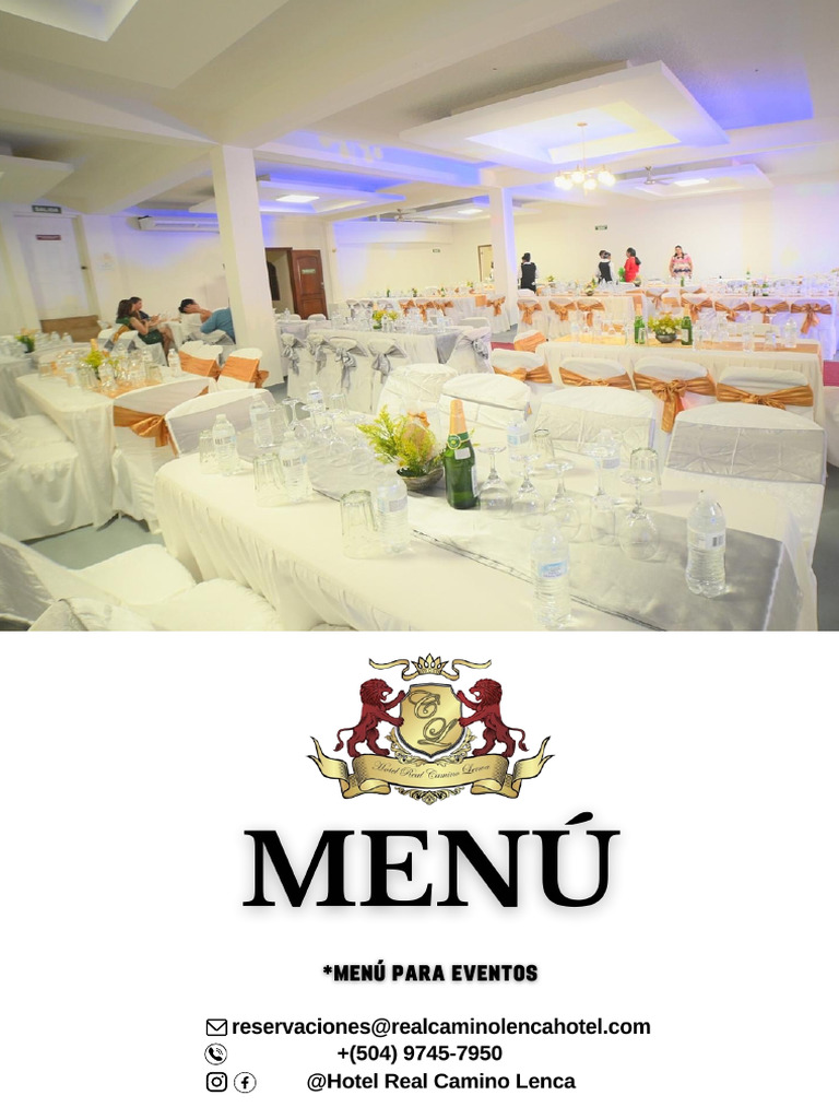Menú de Eventos HRCL | PDF | filete | ensalada