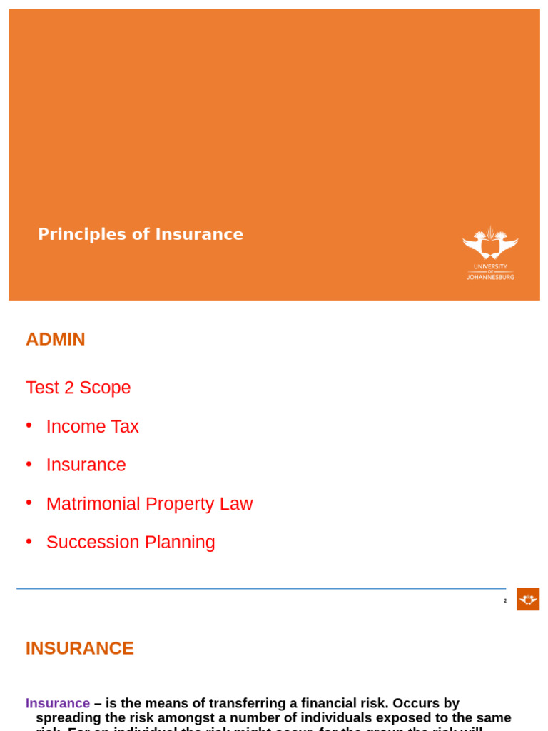 Key Principles of Insurance Contracts | PDF | Insurance | Indemnity