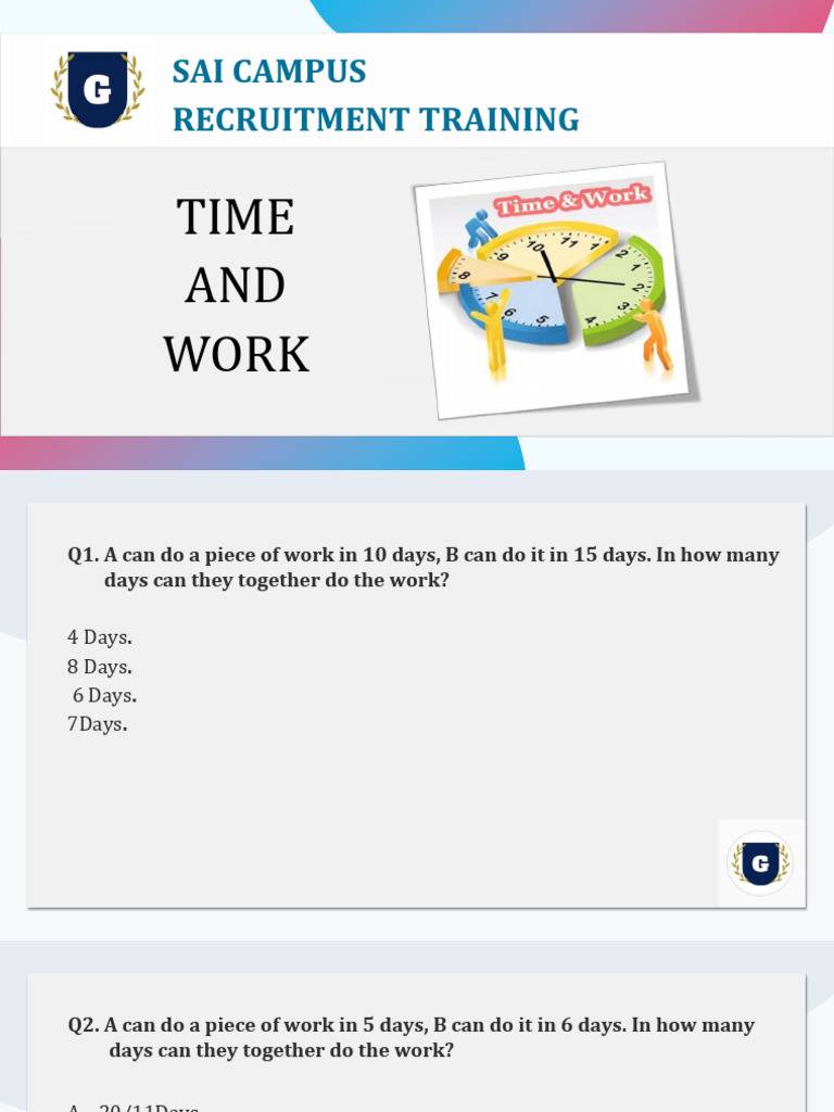Time & Work - PDF - 20250312 - 090054 - 0000 | PDF
