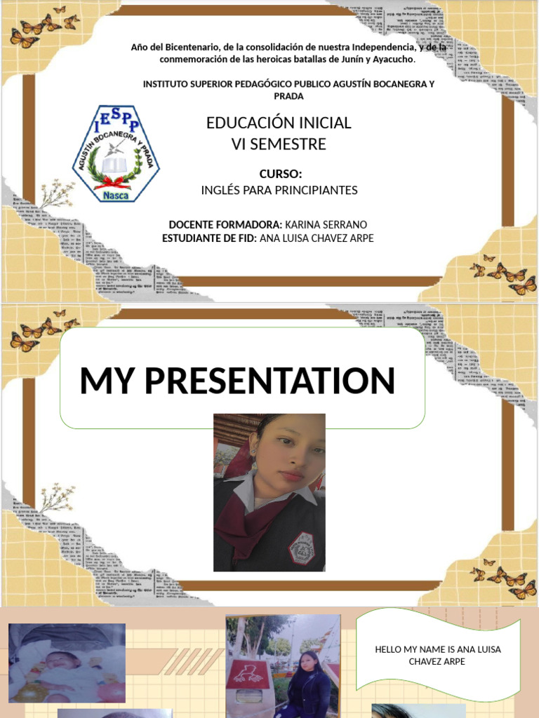 Ingles Presentacion Ana Luisa | PDF