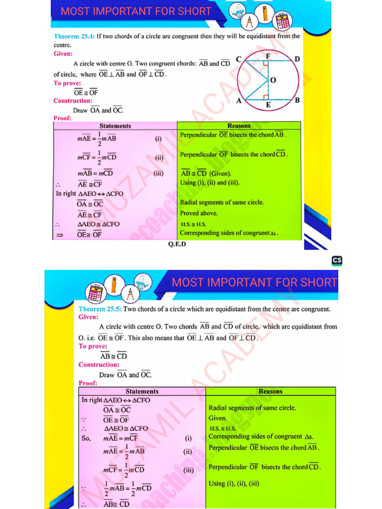Class 10 Most Important Theorem | PDF