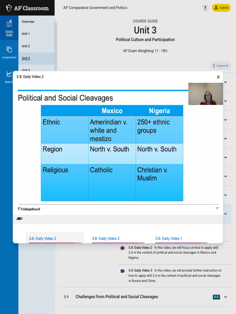 AP Comparative Government and Politics Unit 3 Course Guide 2 | PDF ...