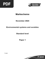 Paper 1 Question Booklet ESS IB | PDF | Economy And The Environment ...