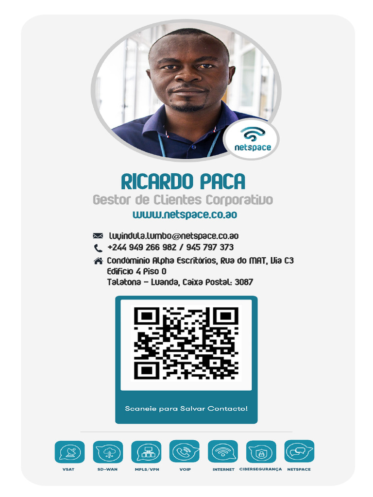 Ricardo Paca Visite Card Netspace | PDF