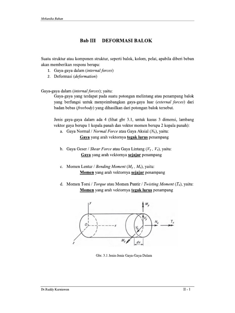 3 Deformasi Balok | PDF