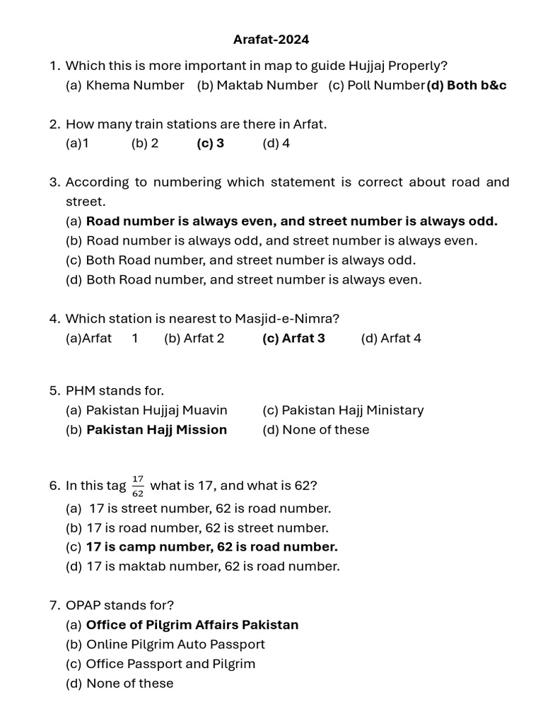 02A Arafat-2024 | PDF