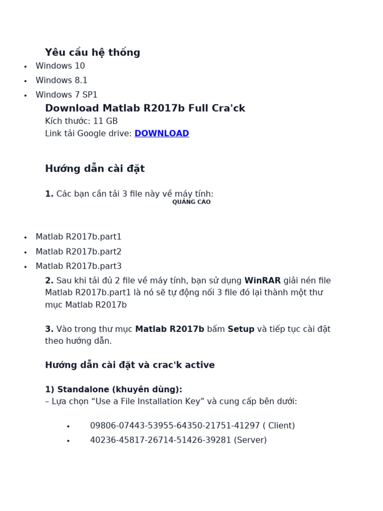 HD Cai Dat | PDF