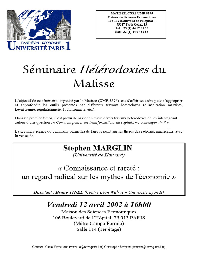 Heterodox Seminar on Economic Myths | PDF | Marxism | Economics