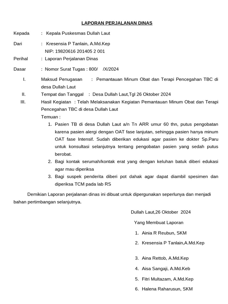 Pmo TB DL Okt 24 | PDF