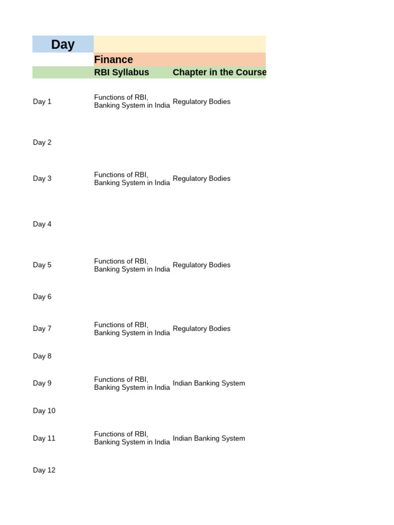 6-Month-Timetable-RBI-Grade-B-2024 anuj | PDF | Economy Of India ...