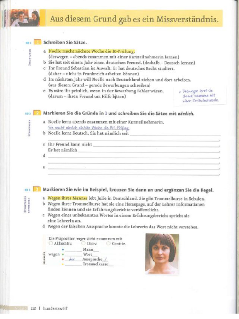 Menschen b1 2 Arbeitsbuch | PDF