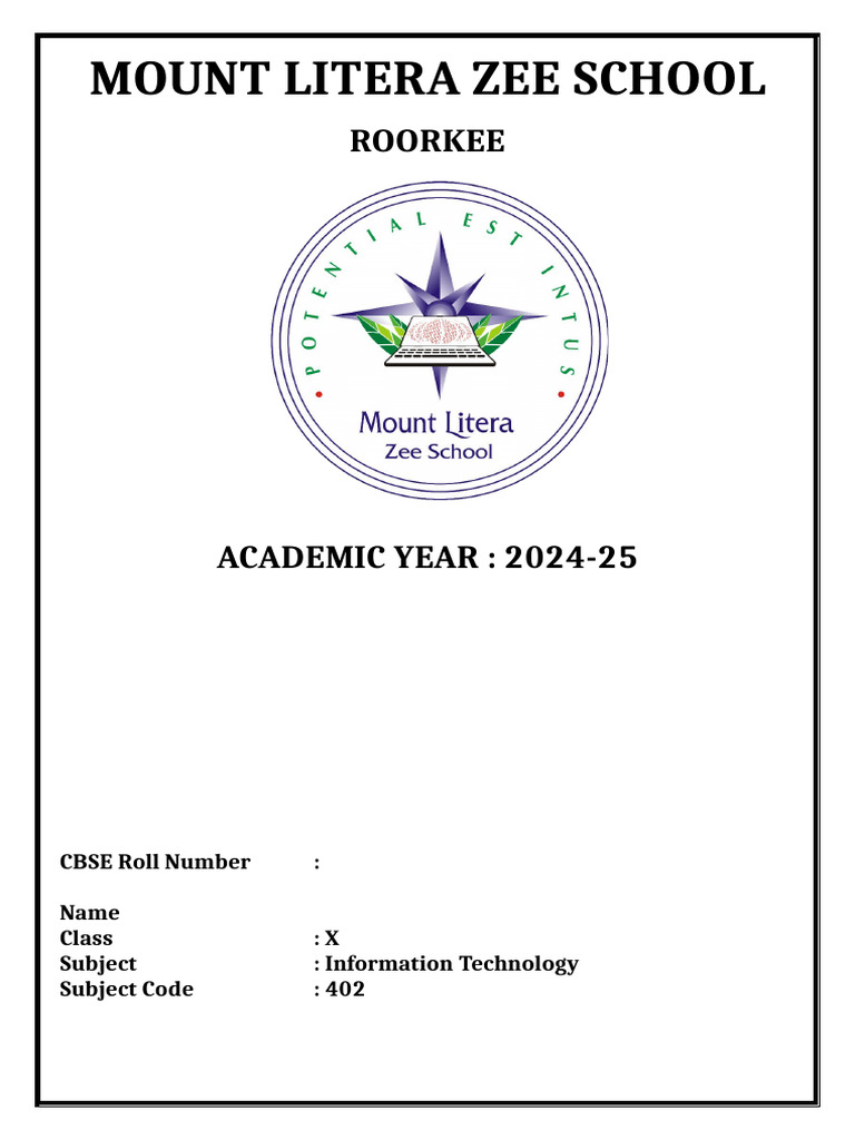 Grade 10 Practical File Demo | PDF
