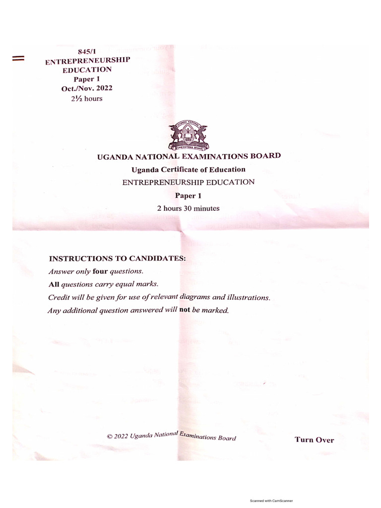 Uce Ent1 2022 | PDF