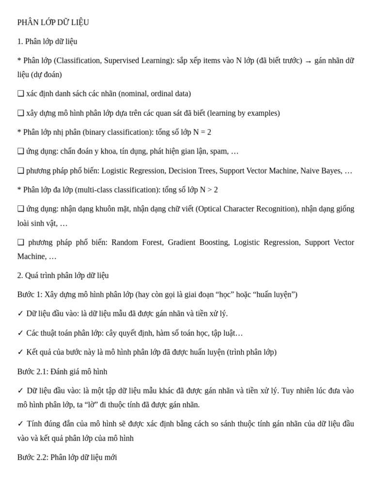 Phan Lop Du Lieu | PDF