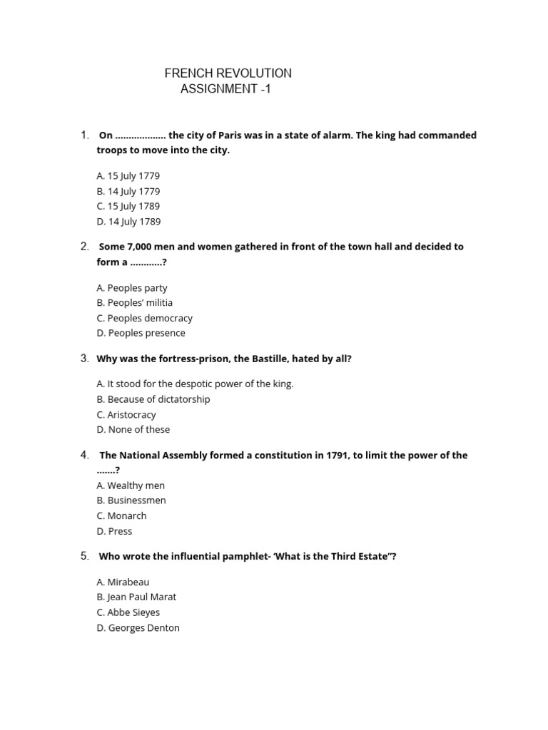 Abbe Sieyes and "What is the Third Estate" | PDF