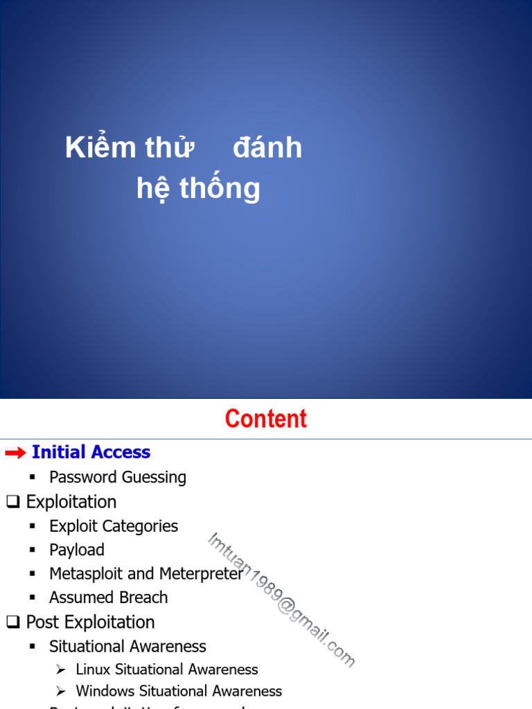 Module 4. Initial Access, Payloads and Situational Awareness | PDF