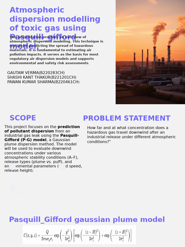 Atmospheric-Dispersion-Modeling-Toxic-Gas-Analysis | PDF | Earth ...