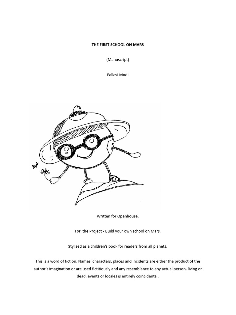 First School on Mars: A New Era in Education | PDF | Mars